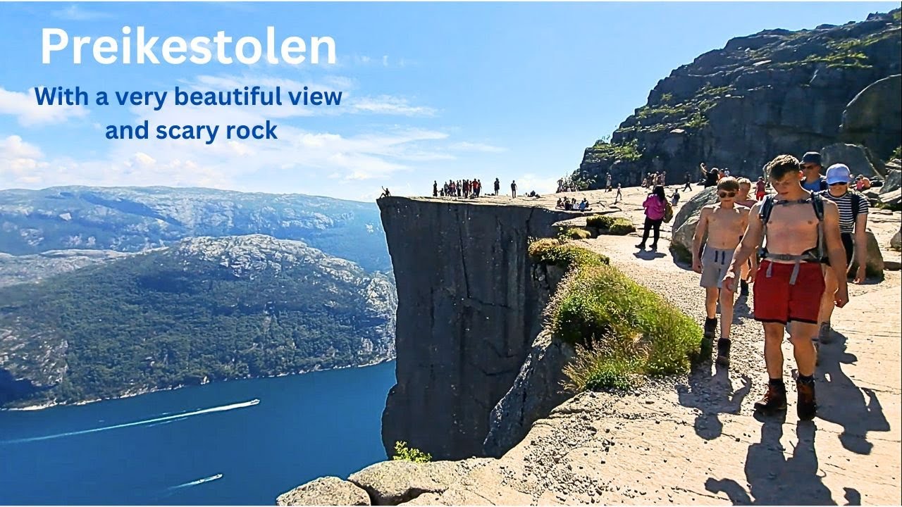 Preikestolen in Norway With a very beautiful view and scary rock. - YouTube