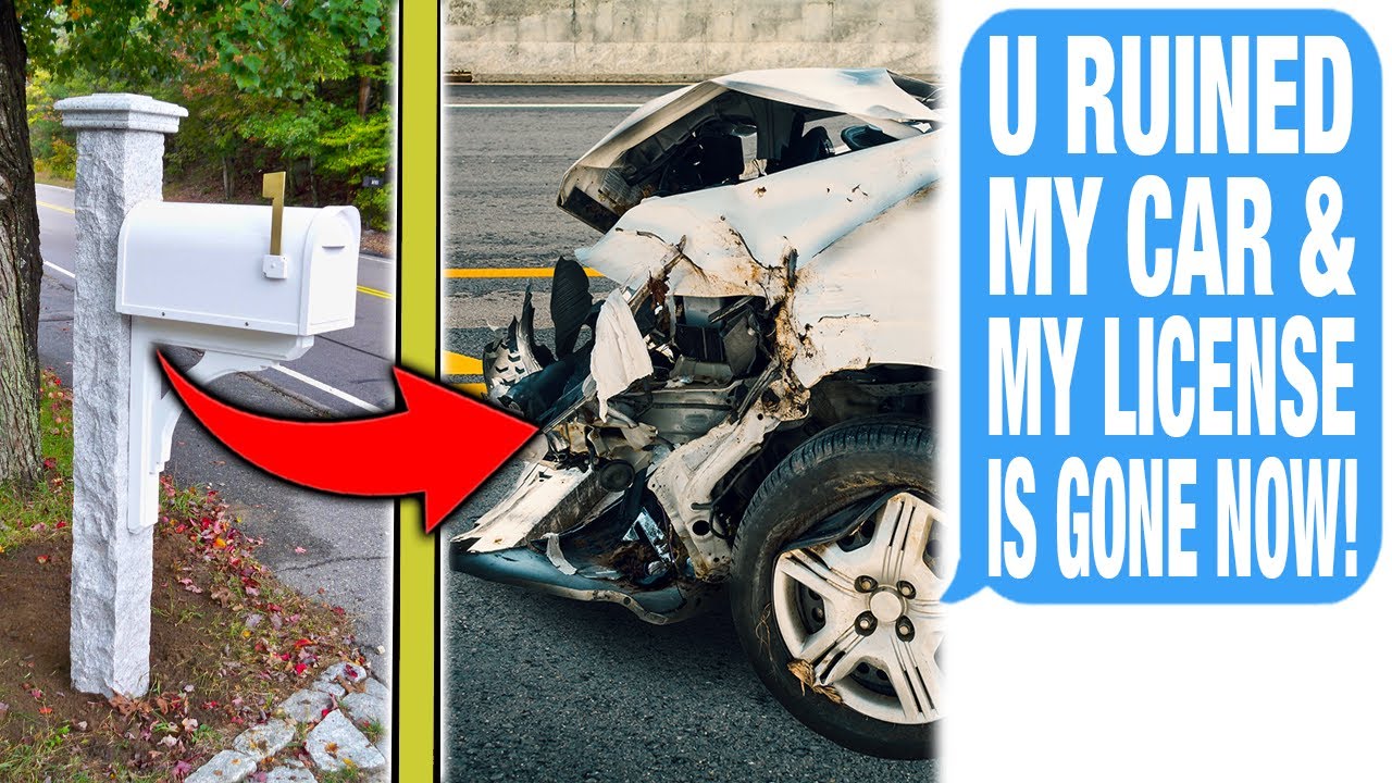 Neighbor REPEATEDLY Drove Over My Mailbox, Car Got RUINED, He Lost His ...
