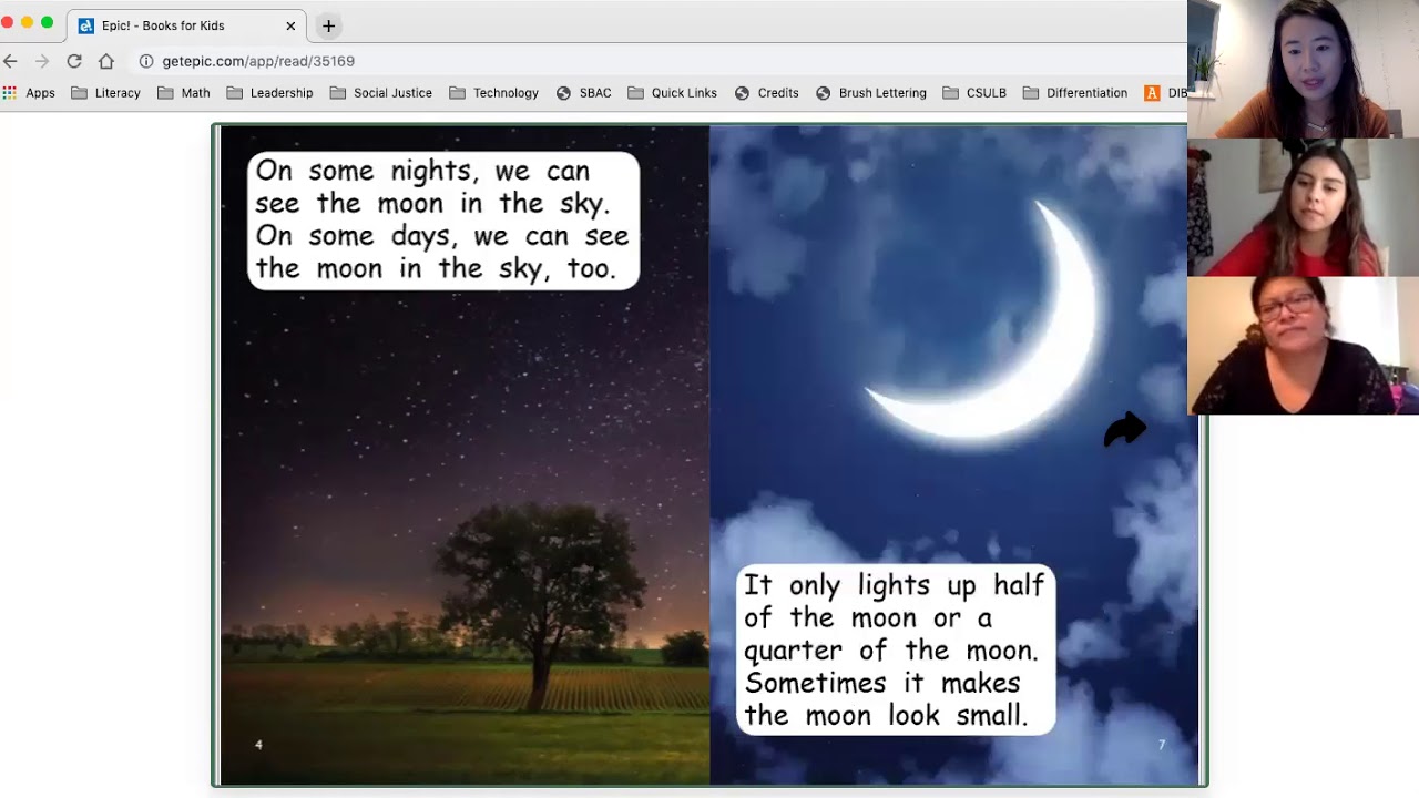 Read Aloud - The Moon - YouTube
