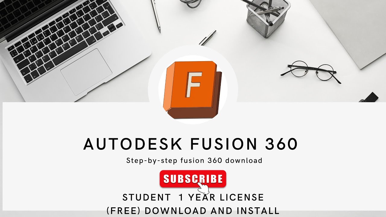 Step by step fusion 360 how to install - YouTube