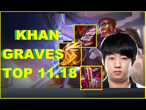 Lối Chơi Cực Dị Của DWG Khan Cầm Graves Đi Top - DWG Khan Plays Graves Top vs Jayce - YouTube