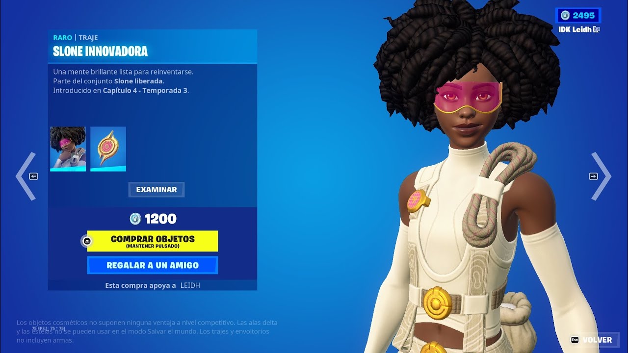 NUEVA SKIN *SLONE INNOVADORA* NUEVA TIENDA FORTNITE HOY 09 DE JUNIO ...
