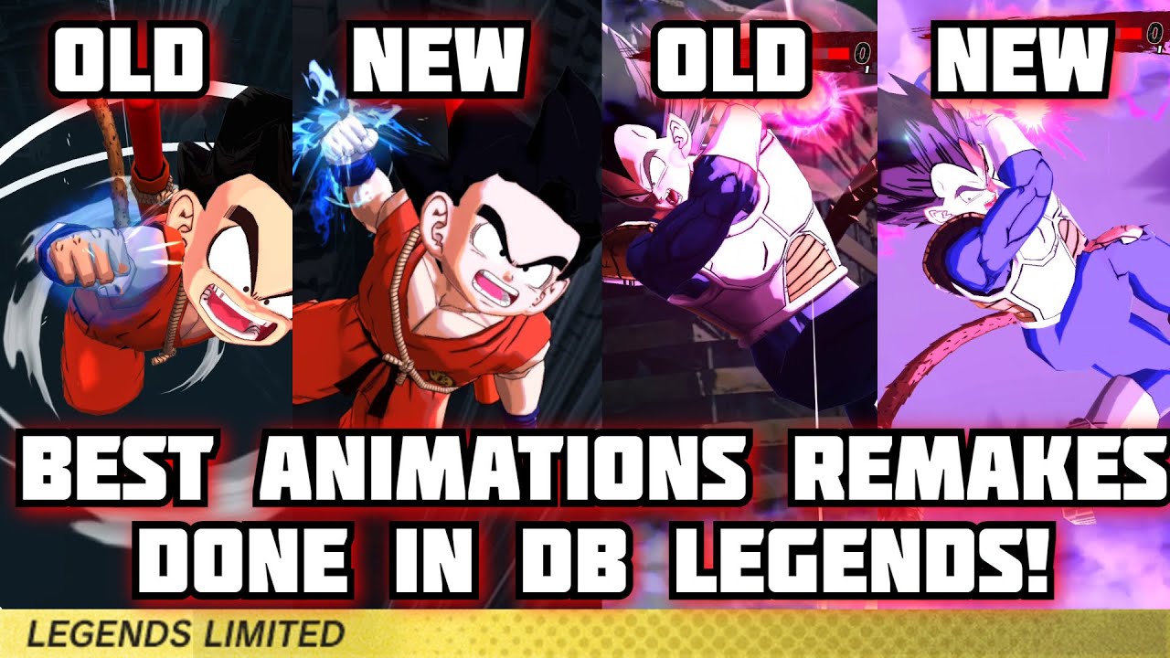 Best Animation Remakes Done In Dragon Ball Legends - YouTube