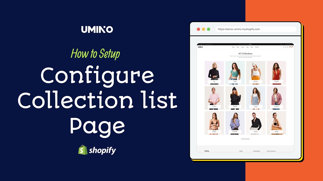 Configure collection list section - YouTube