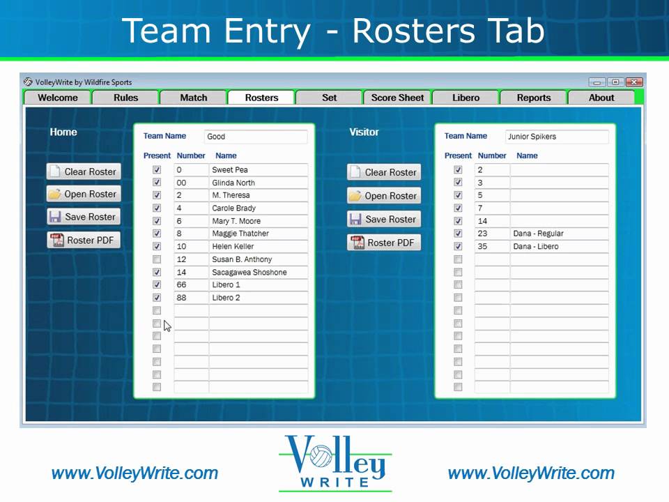 VolleyWrite Team Entry - YouTube