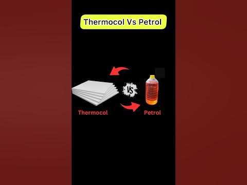 Thermocol And Petrol Reaction | Science Experiments || #science # ...