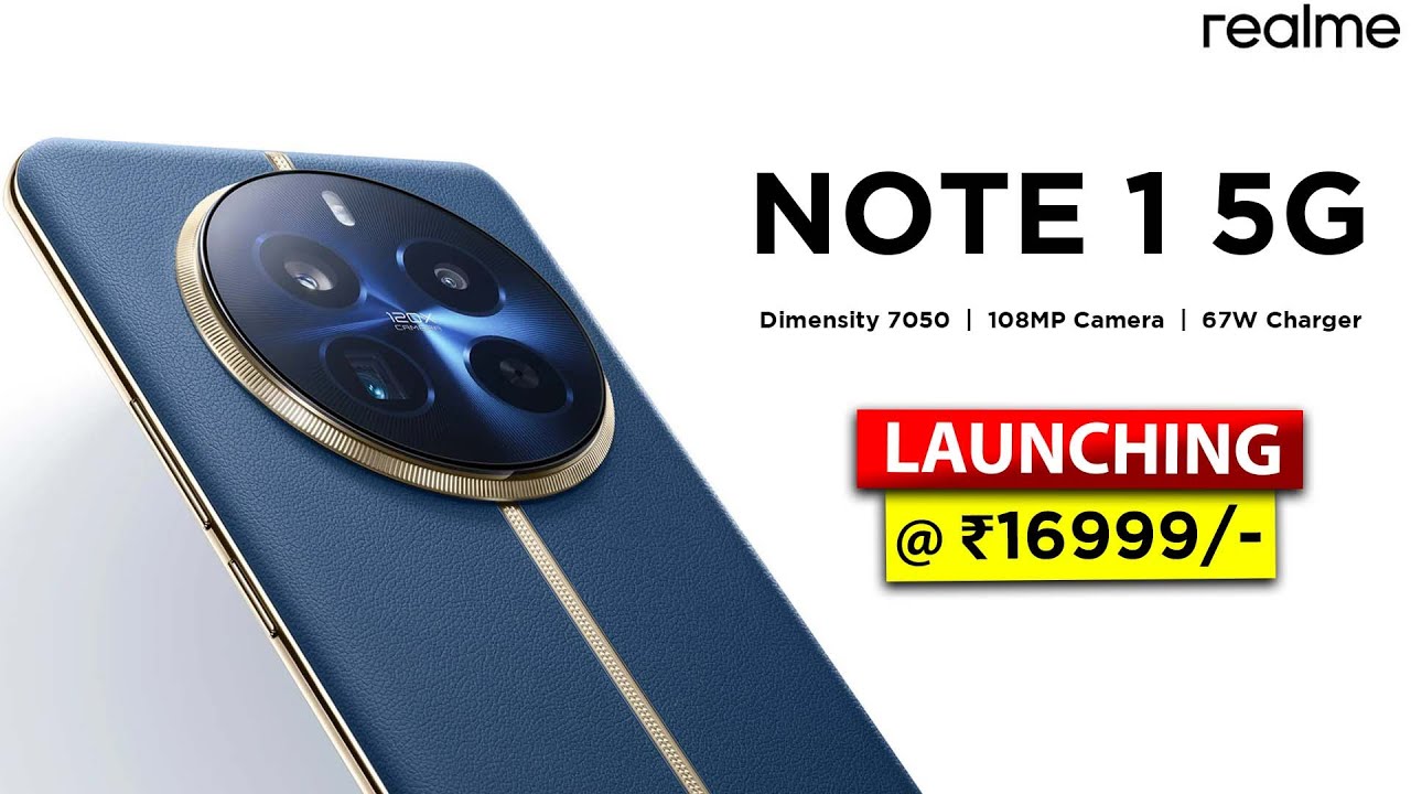 🔥 Realme Note 1 With Dimensity 7050 5G | ⚡ Realme Note 1 Specs, Price ...