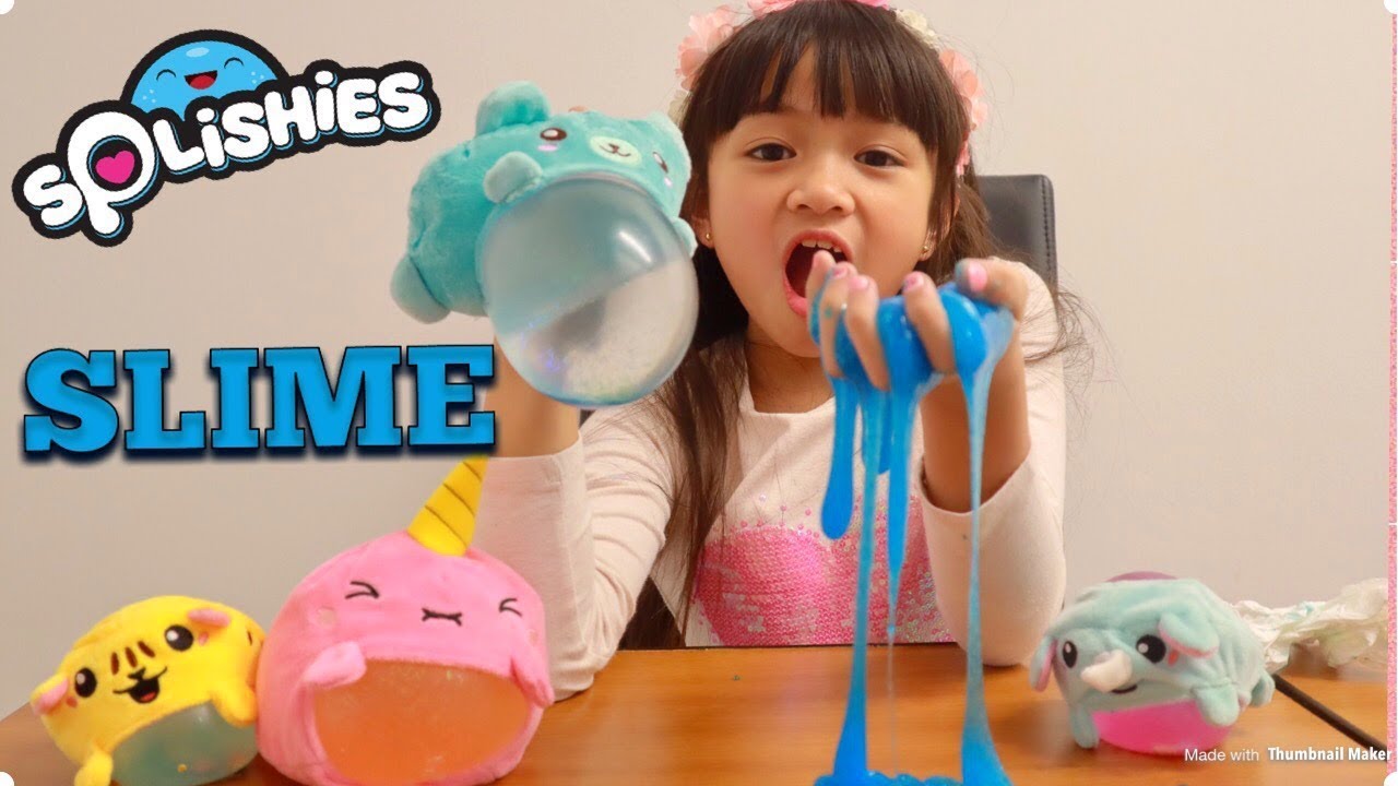 Magical Collectible Squishy Toys With Glittery Splishies Slime Inside ...