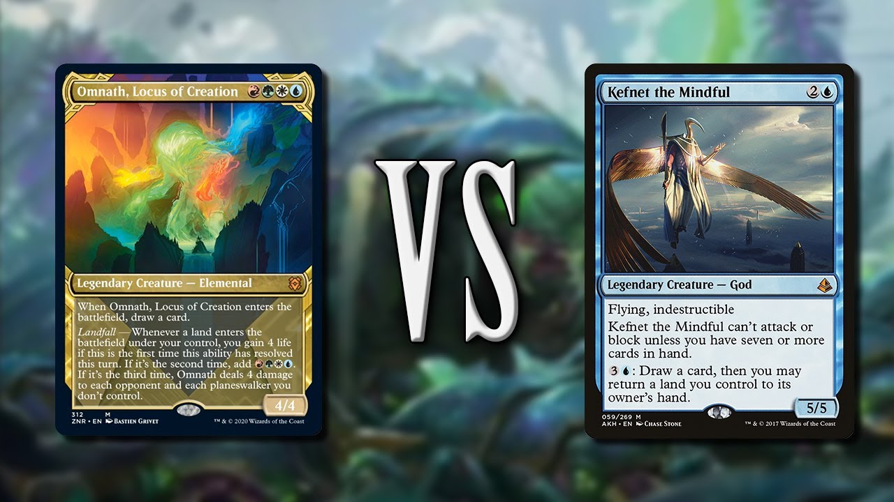 Omnath Locus of Creation vs Kefnet | 1v1 Commander EDH gameplay | eedi ...