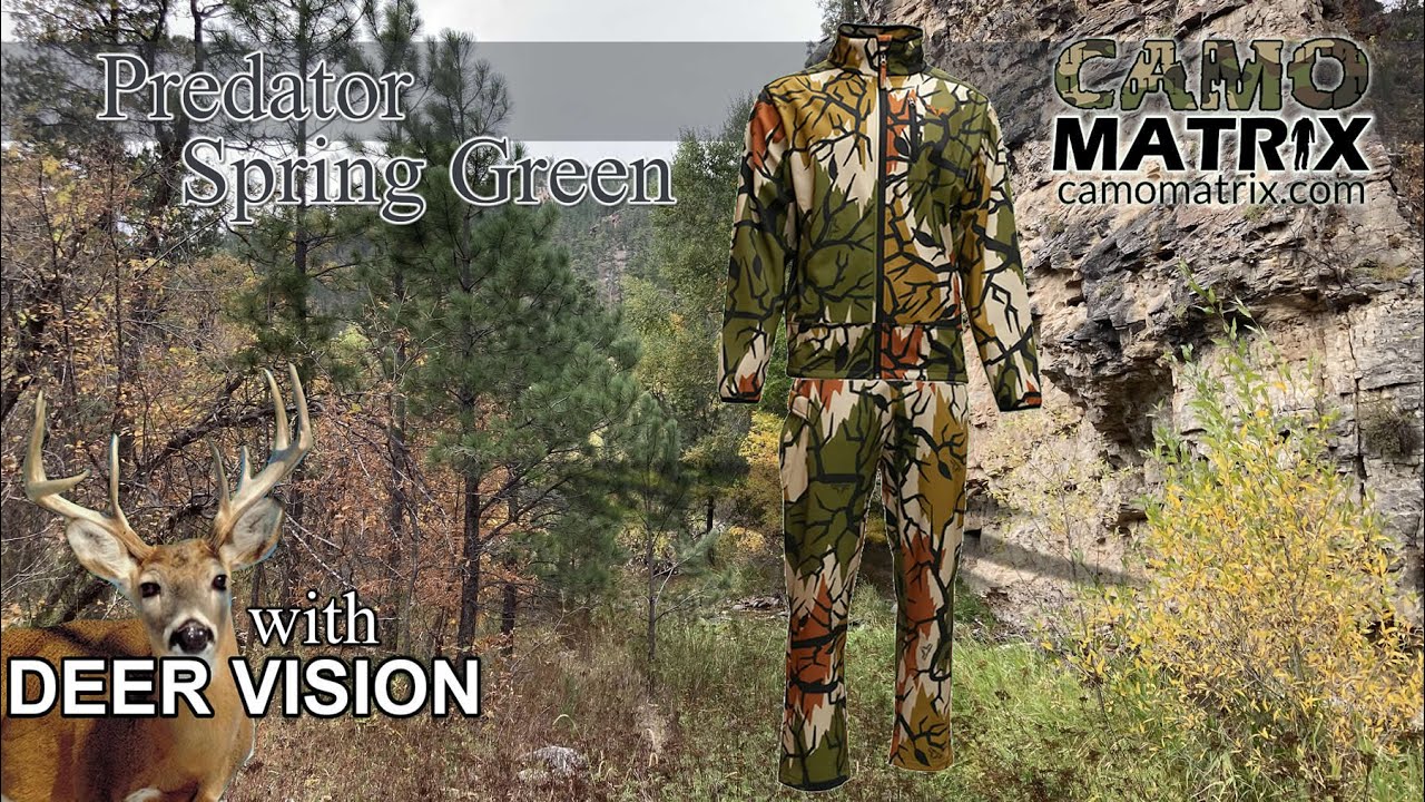 Predator Spring Green hunting camo in Human and Deer Vision on 14 ...