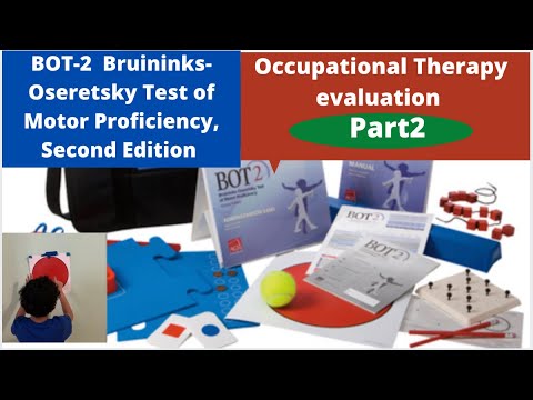 Occupational Therapy evaluation Part 2 || Using BOT 2 || #autismfamily ...