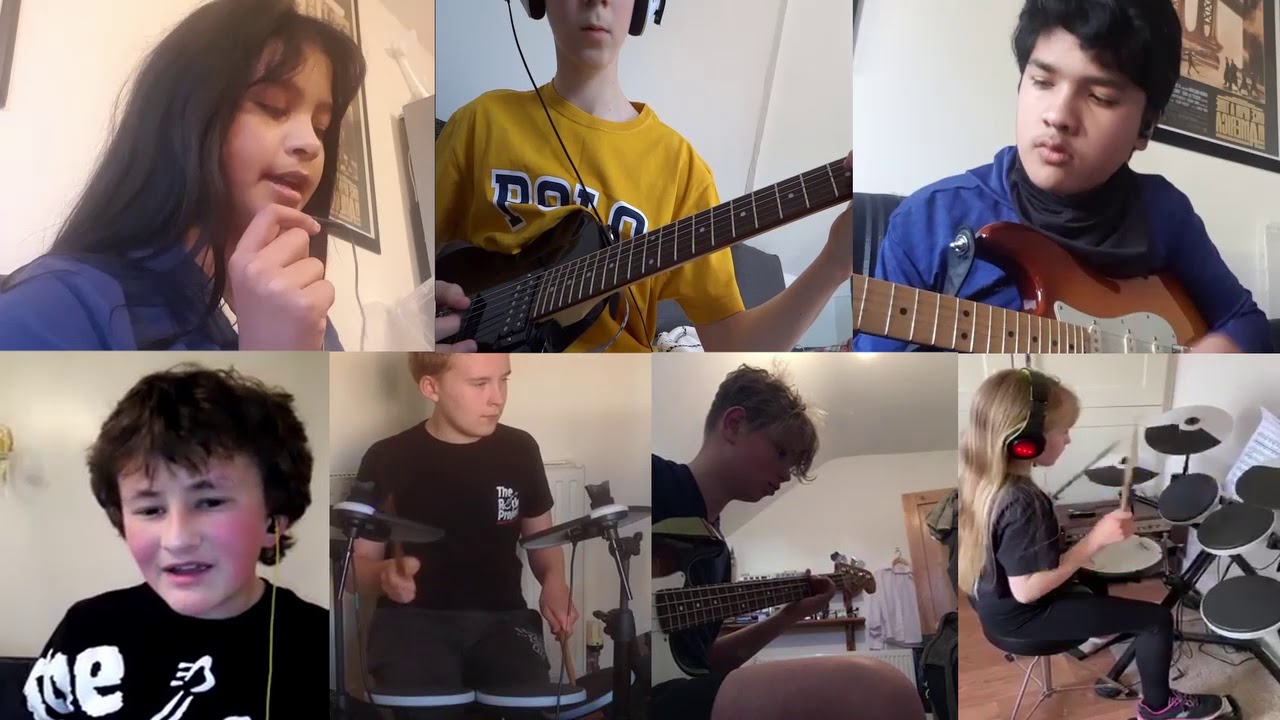 The Rock Project Virtual Senior Band. TRP Rock At Home Here We Go Again ...