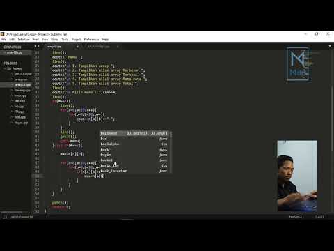 ALPROG | Array Multidimensi 10x10 [TUGAS ] (^-^) | C++| - YouTube