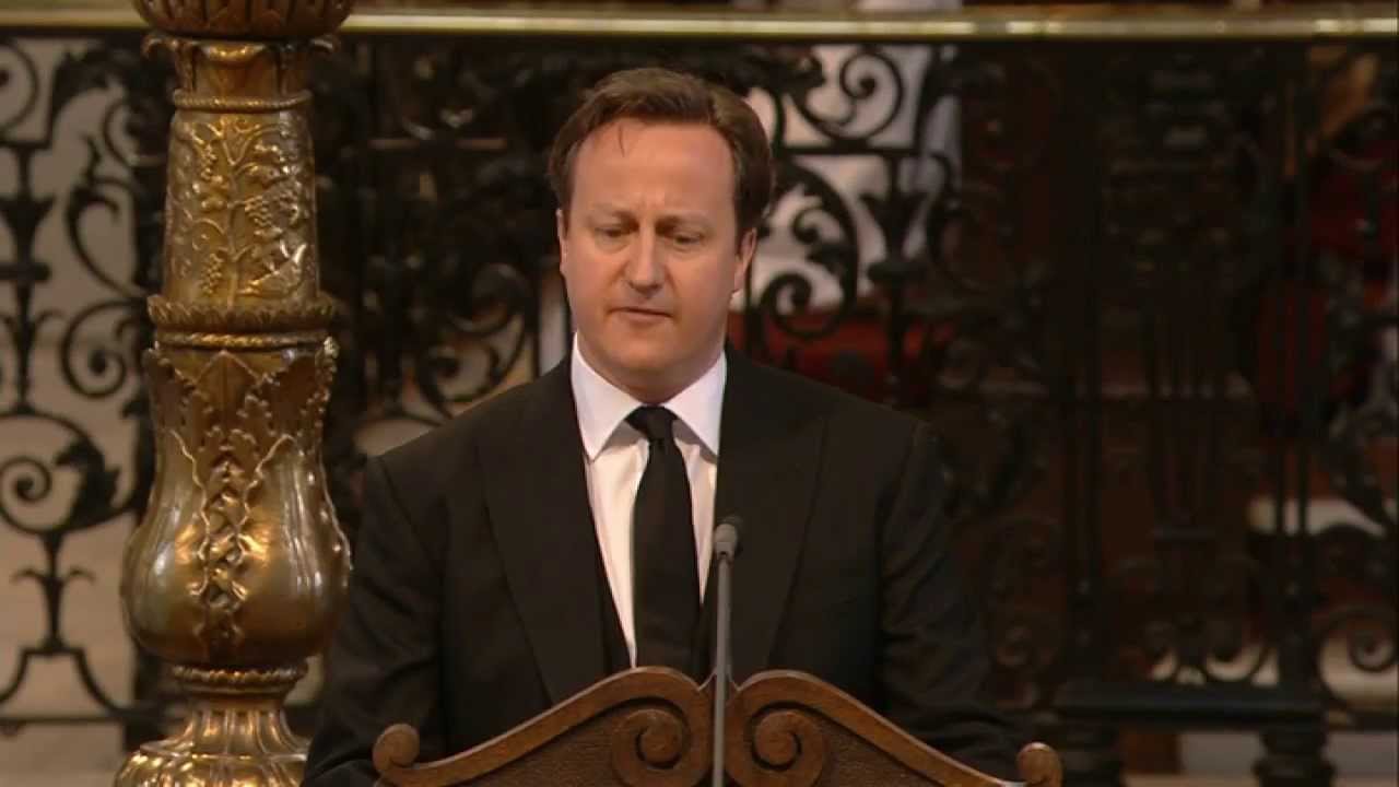 David Cameron reading at St Paul's - YouTube