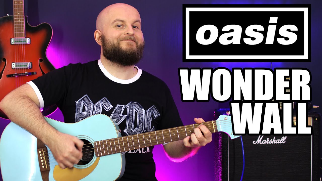Wonderwall Guitar Lesson - How to play Oasis Wonderwall (Tutorial With ...