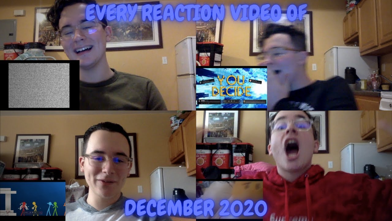 Every Reaction Video of December 2020 - YouTube