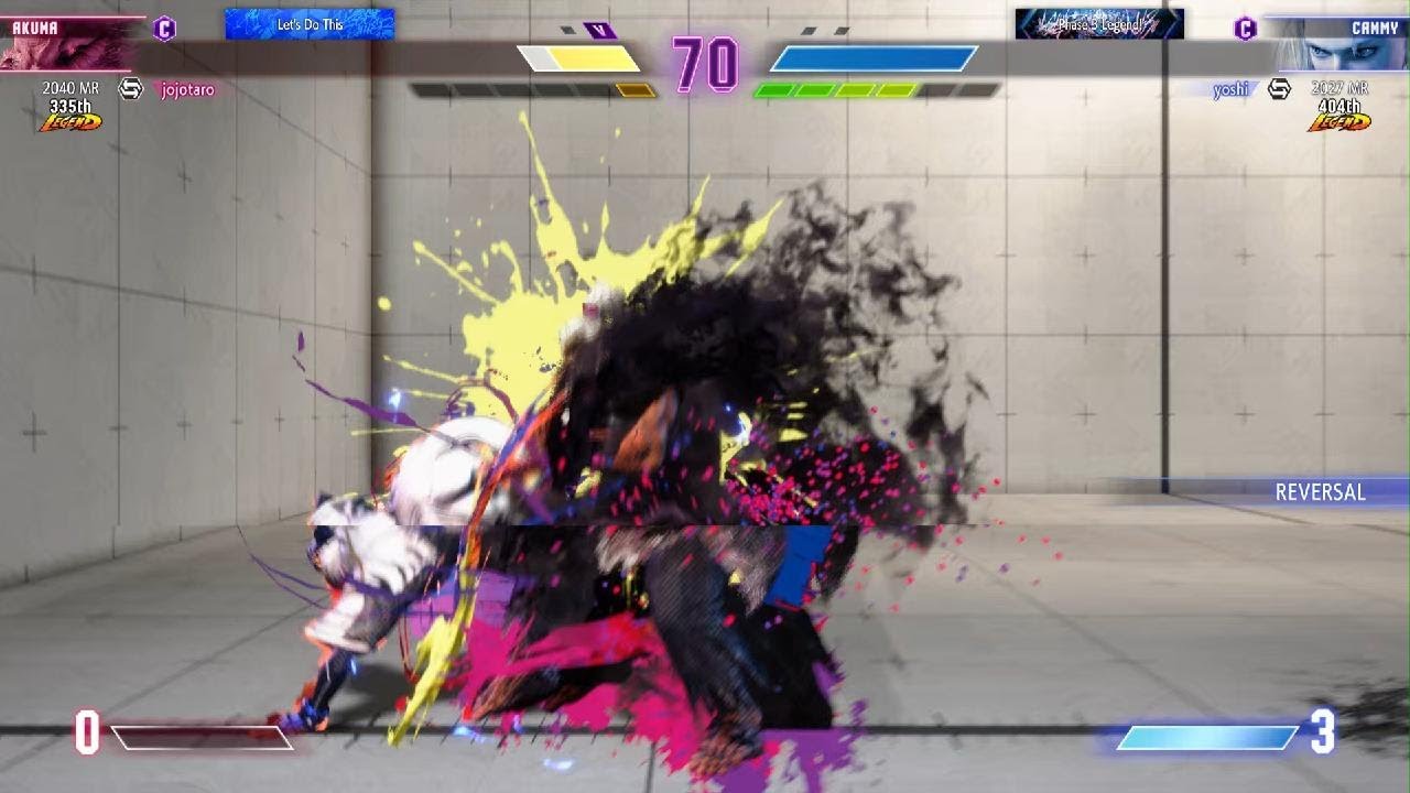 Street Fighter 6 Akuma Raging demon got Stuffed by Wakeup drive ...