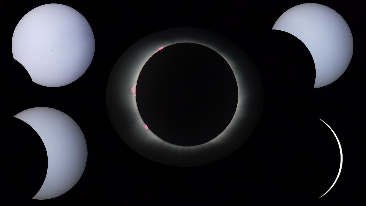 Total Solar Eclipse 2017 - Shadow Bands and Centerline Location - St Clair, Mo - YouTube