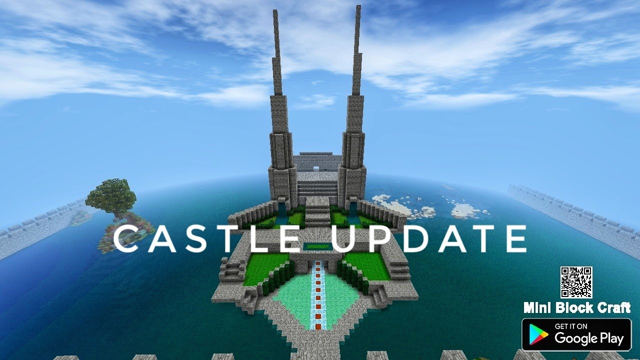 Castle update Mini block craft - YouTube