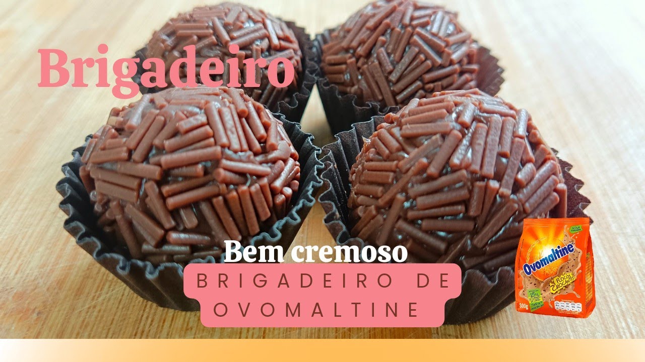 Brigadeiro de ovomaltine mais delicioso que você vai provar! - YouTube