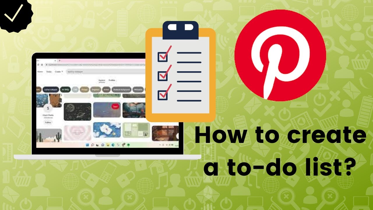 How to create a to-do list on Pinterest? - YouTube