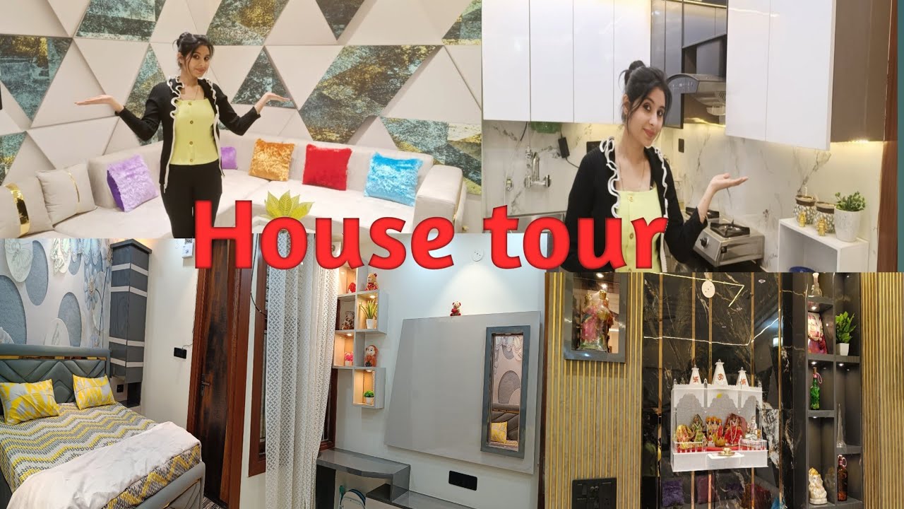 💁My 2BHK house tour|modern interior design|home tour|#262 #hometour ...