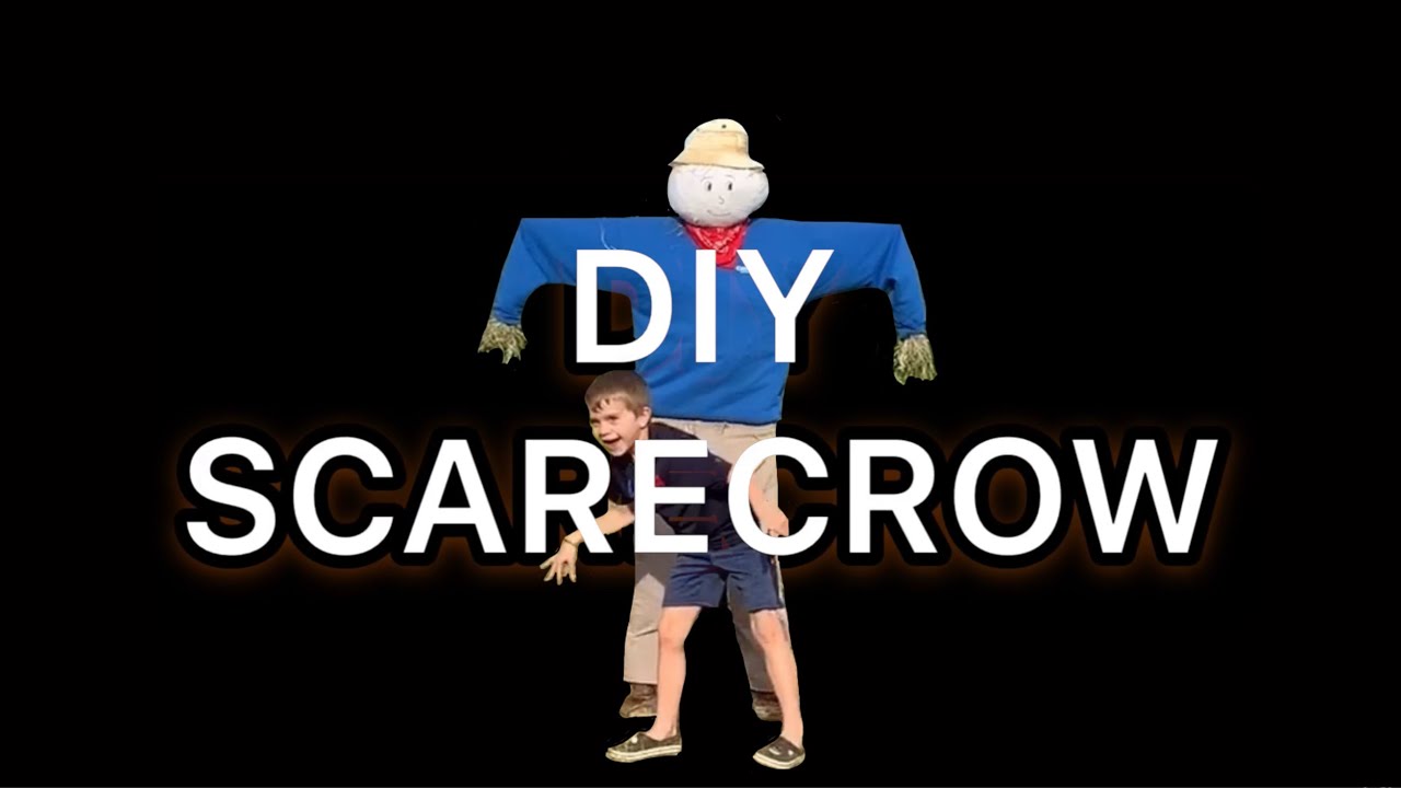 DIY SCARECROW - YouTube