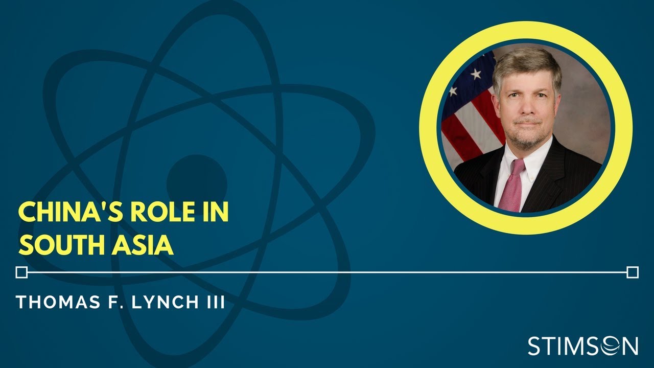 Thomas F. Lynch III on China's Future Role in Crisis Management in ...