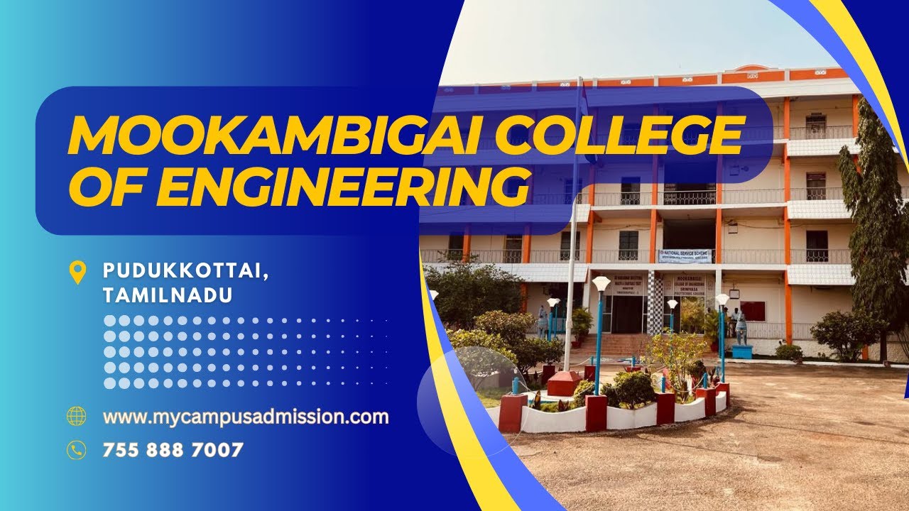 Mookambigai College of Engineering - Pudukkottai | Engineering Colleges in Tamil Nadu - YouTube