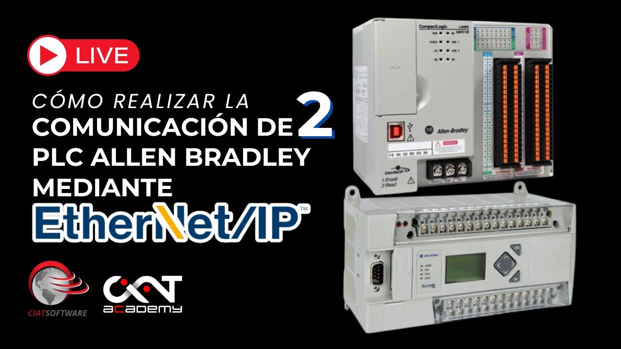 ¿CÓMO REALIZAR LA COMUNICACIÓN DE 2 PLC ALLEN BRADLEY MEDIANTE ETHERNET/IP? - YouTube