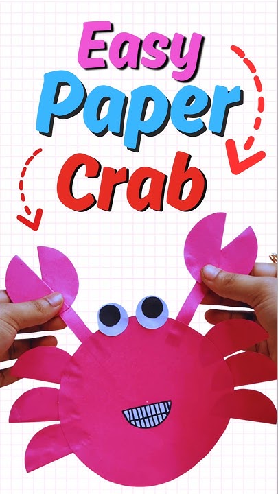 How to Make an Easy Paper Crab | DIY Paper Crab Craft for Kids ...