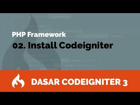 Codeigniter 3 Indonesia : 02. Install Codeigniter - YouTube
