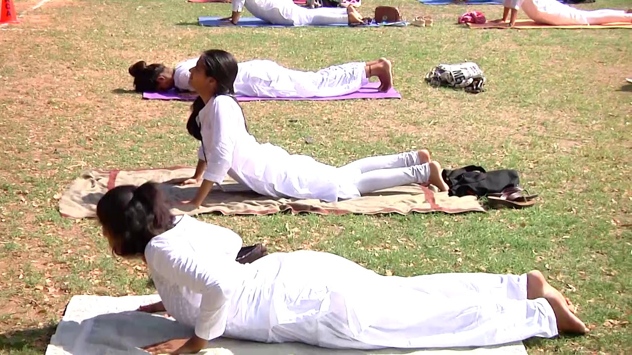 CELEBRATION OF INTERNATIONAL DAY OF YOGA FOR COLLEGES-MOP VAISHNAV ...
