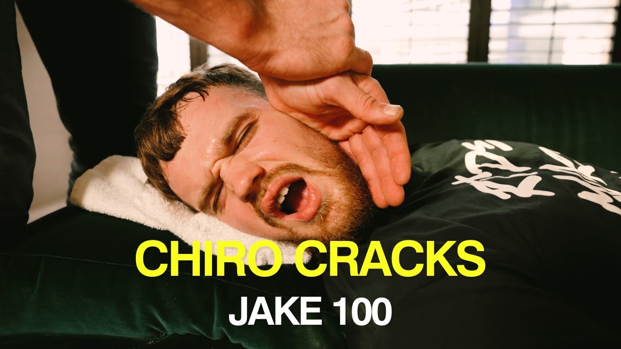 JAKE 100 Chiropractic Adjustment *JAW CRACK* - YouTube