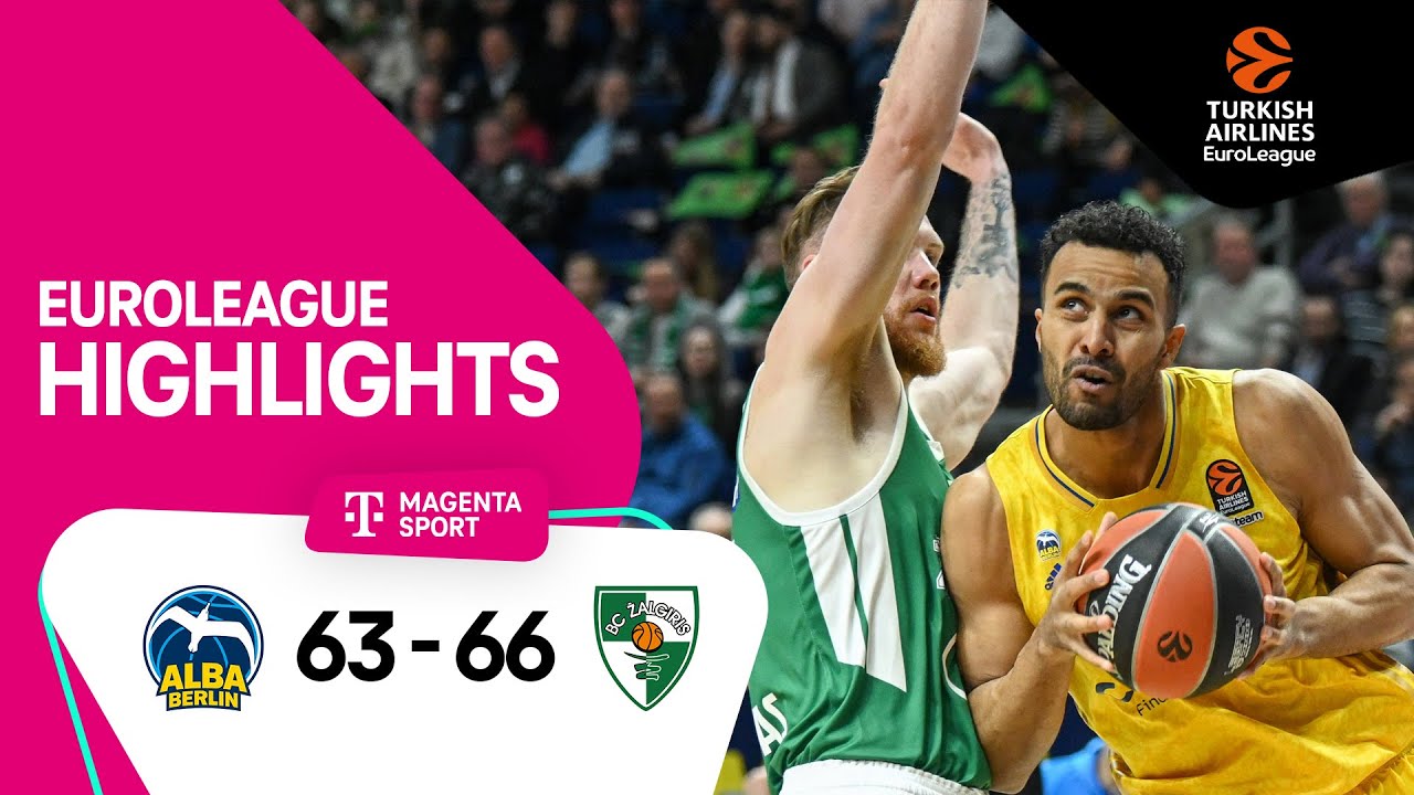 ALBA BERLIN - Zalgiris Kaunas | Highlights Turkish Airlines Euroleague ...