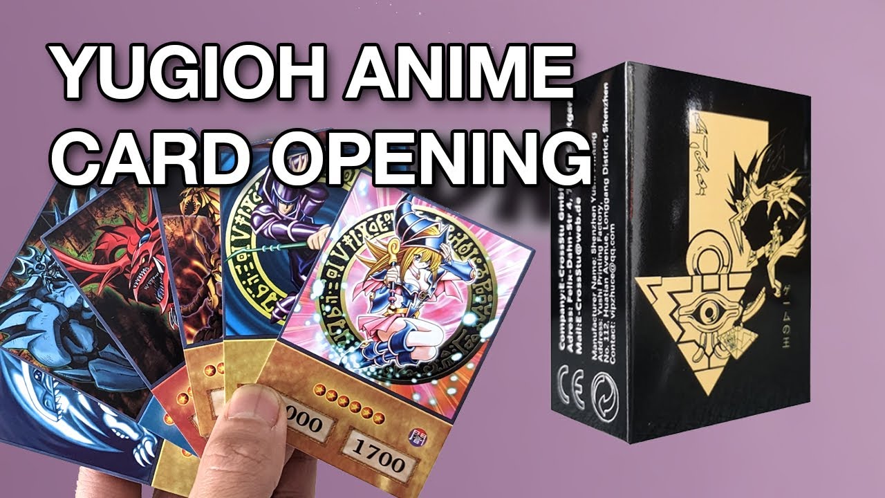 Yu-Gi-Oh! Anime Stye Orica Opening - Unboxing Aliexpress Cards - YouTube