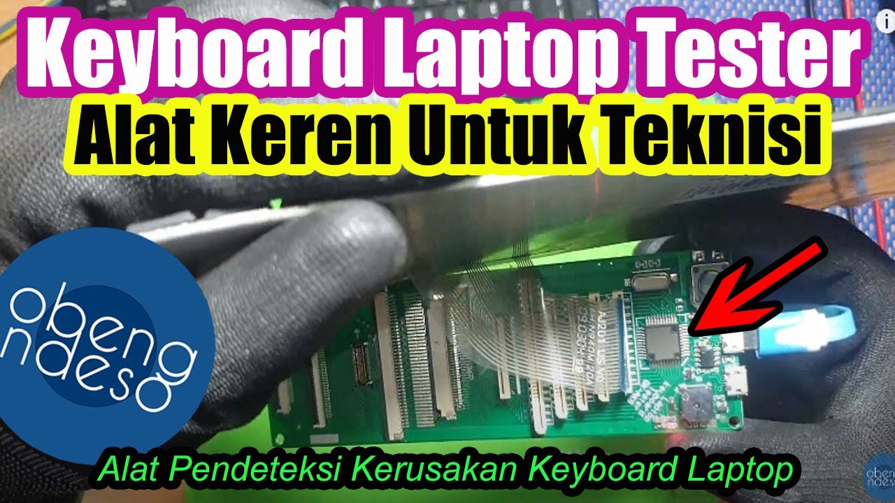 ⛑Cara Test Keyboard Laptop‼️ dengan Alat Test Universal - YouTube
