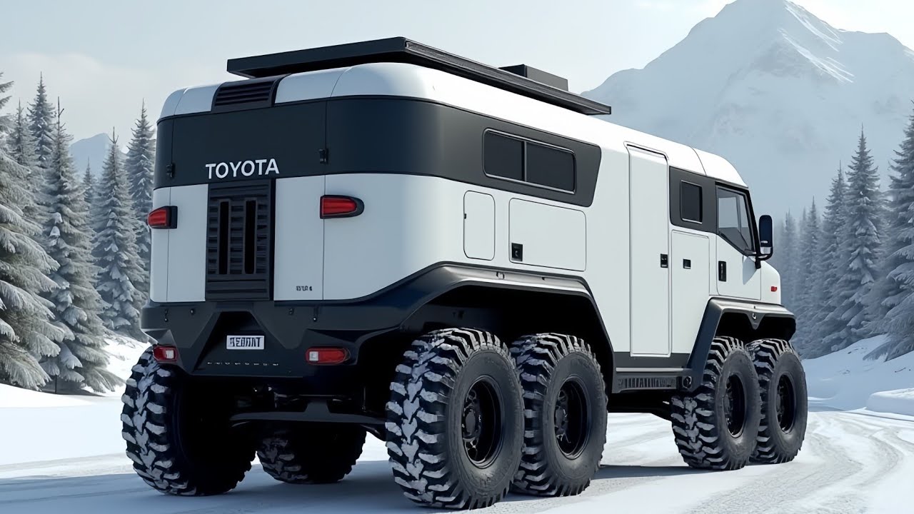 2025 Toyota 6x6 Camper Motorhome: The Ultimate Overland Luxury Vehicle ...