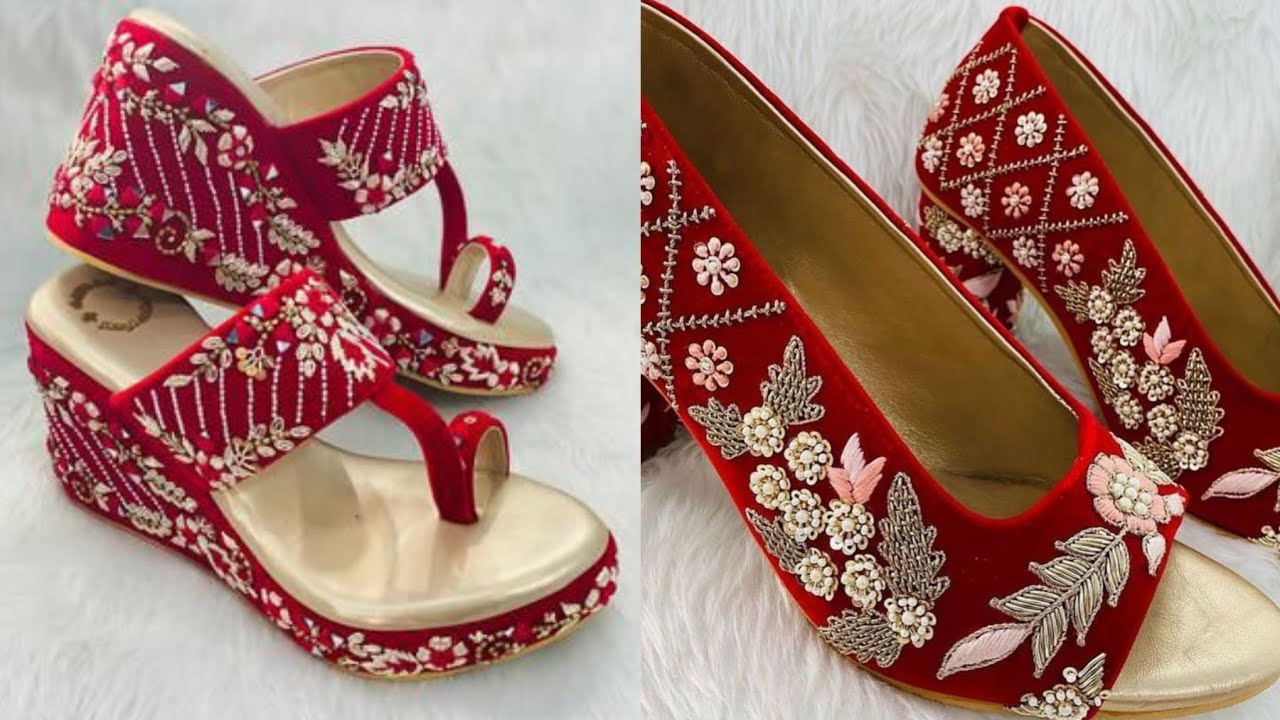 TOP 50 EXTRA SOFT COMFORTABLE FOOTWEAR HEEL SANDALS SLIPPERS WEDDING ...