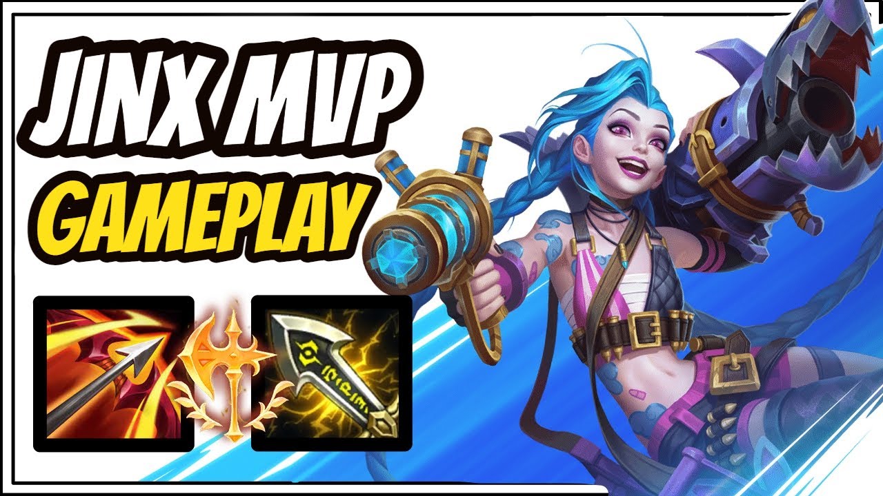 Você Precisa Jogar de Jinx no LOL Wild Rift! Peguei MVP! Gameplay Jinx ...