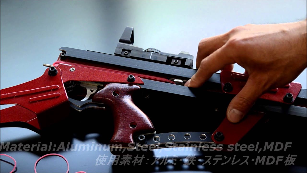 Metal Rubber Band Submachine Gun "IFREET" - YouTube