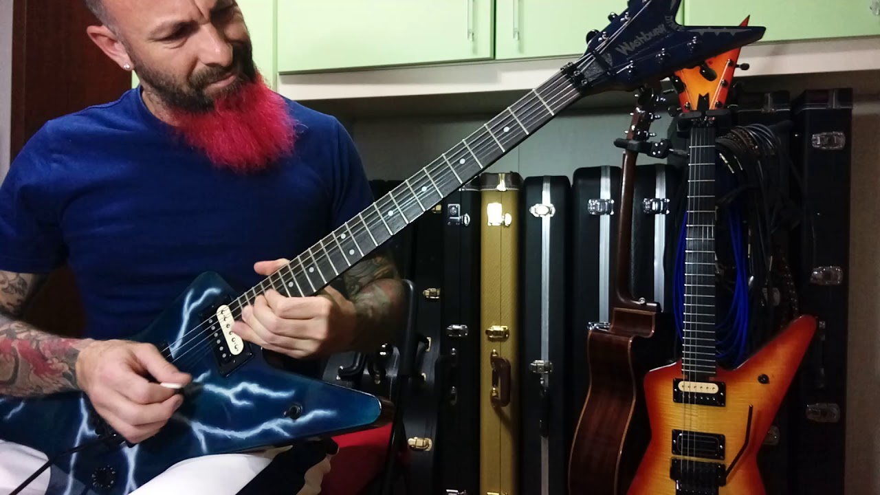 Pantera - Cowboys from hell solo - Washburn USA Dimebolt '95 - YouTube