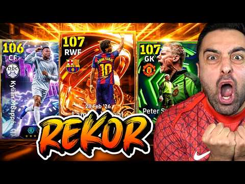 REKOR ! 107 BOMBACI YAMAL 😱 KOVAYŞIL ? HEPSİ ÇIKTI MI ? TOP AÇILIMI EFOOTBALL 2026