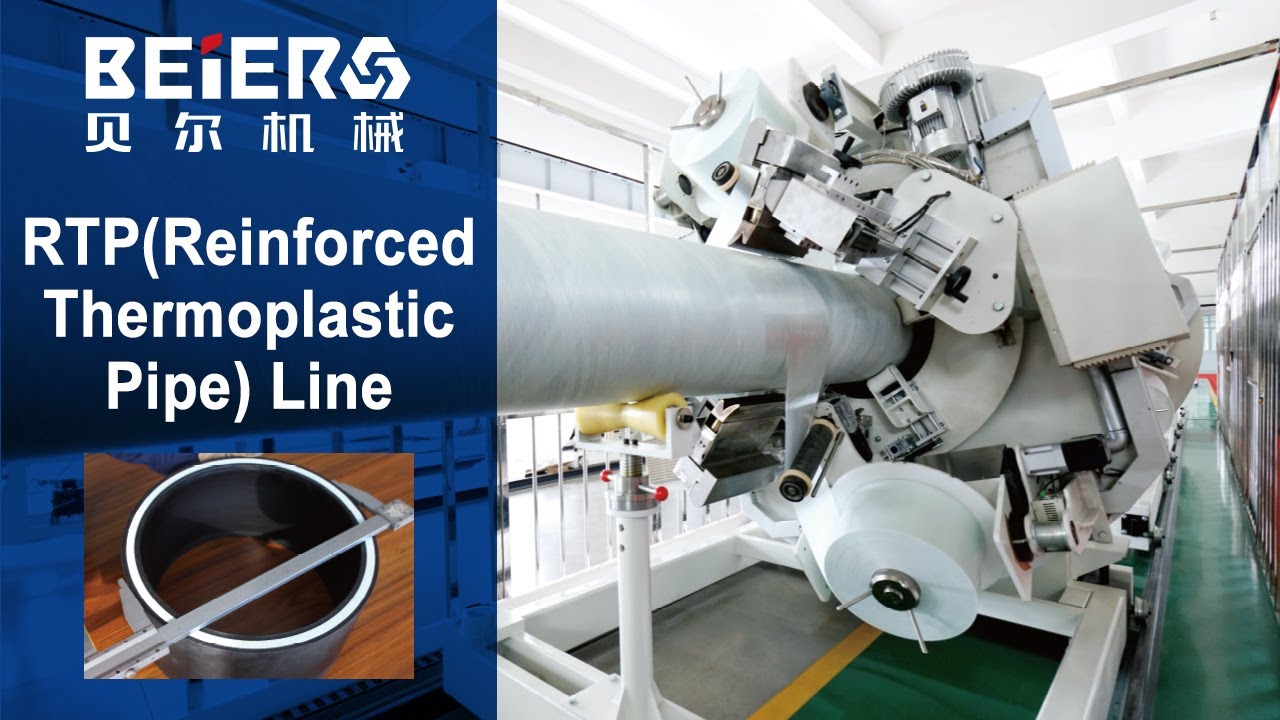 RTP (Reinforced Thermoplastic Pipe) Production Line, RTP Pipe Extrusion ...