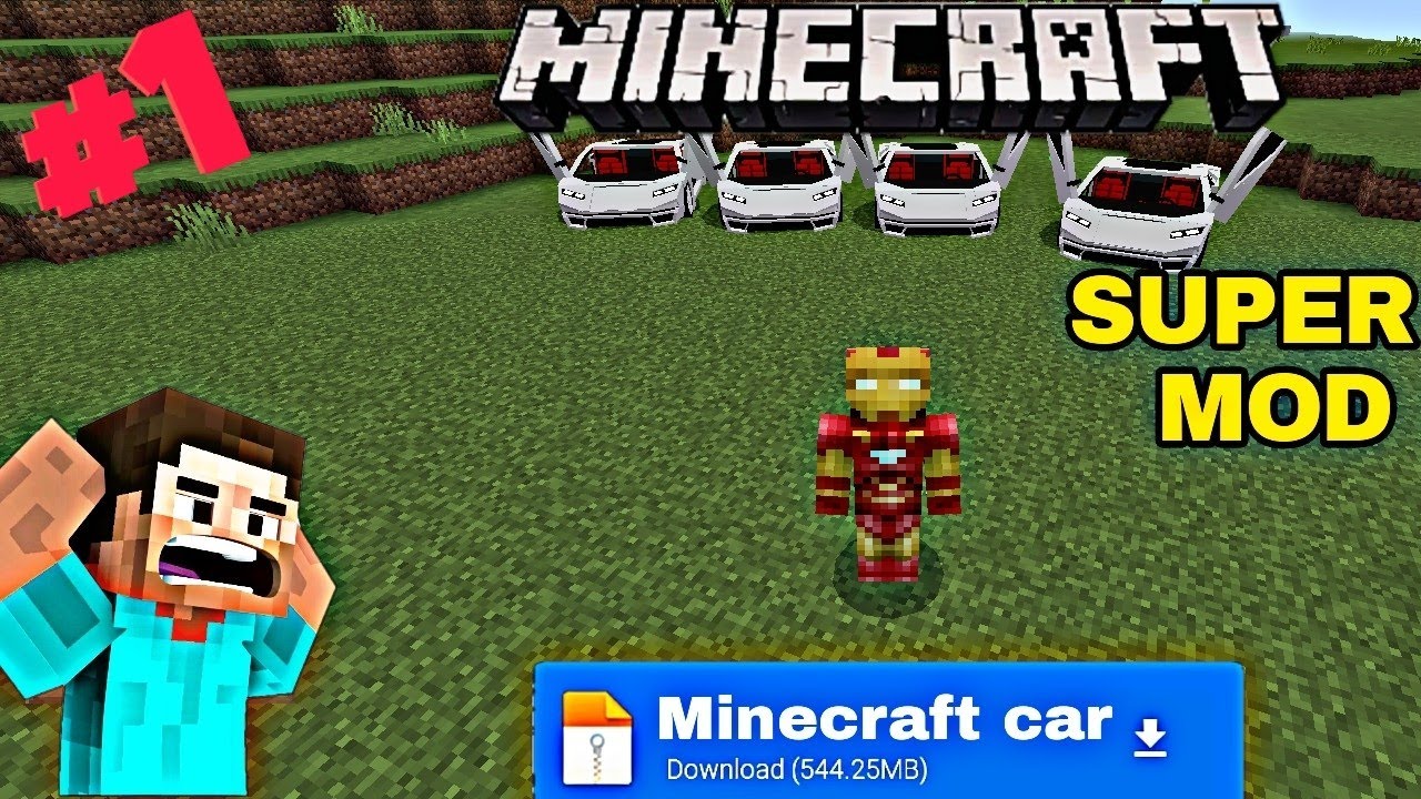 MINECRAFT CAR'S MOD 🏎️ || 1.20 NEW VERSION || LAMBORGHINI || #minecraft ...