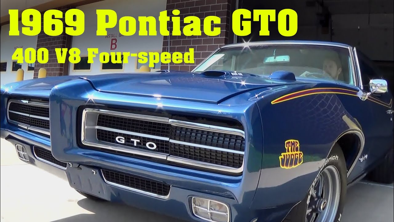 1969 Pontiac GTO 400 V8 Four-speed from RamblinAround - YouTube