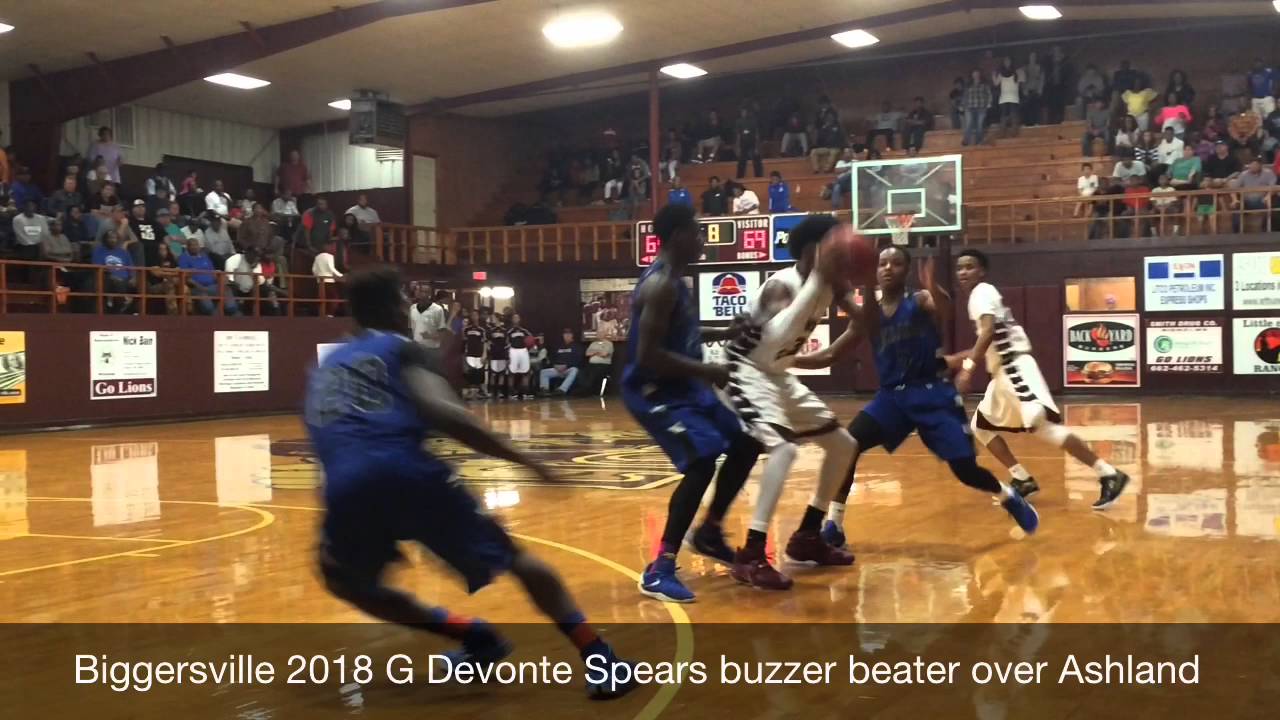 Biggersville 2018 G Devonte Spears buzzer beater over Ashland - YouTube