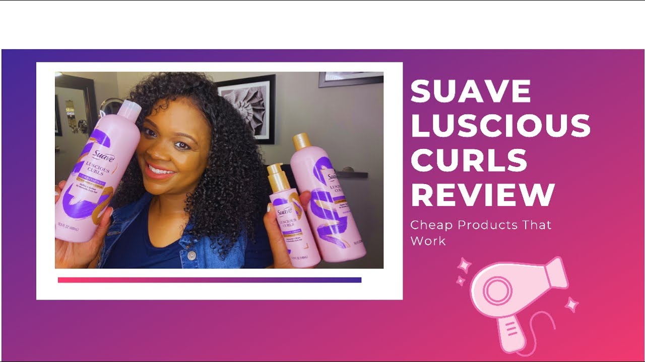 SUAVE LUSCIOUS CURLS REVIEW - YouTube