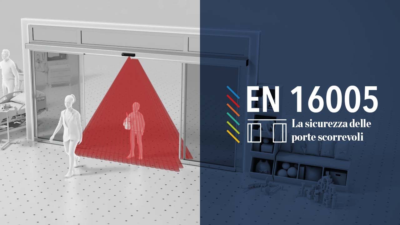 EN 16005 - La sicurezza delle porte scorrevoli (legal) - YouTube