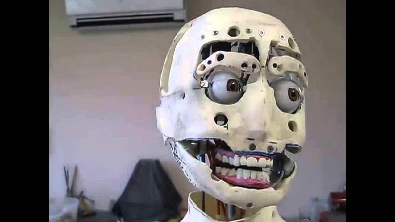 Rini the Robot Skin on and off - YouTube